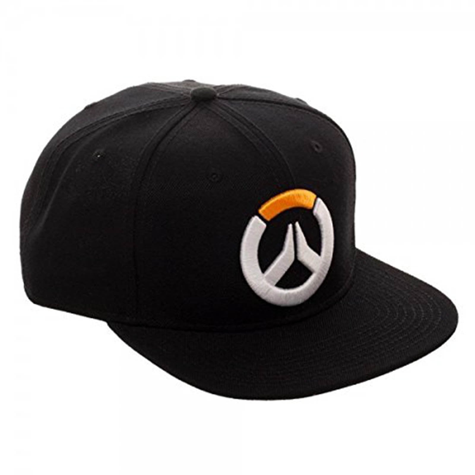 Overwatch Black Logo Snapback Hat Clothing | Radar Toys