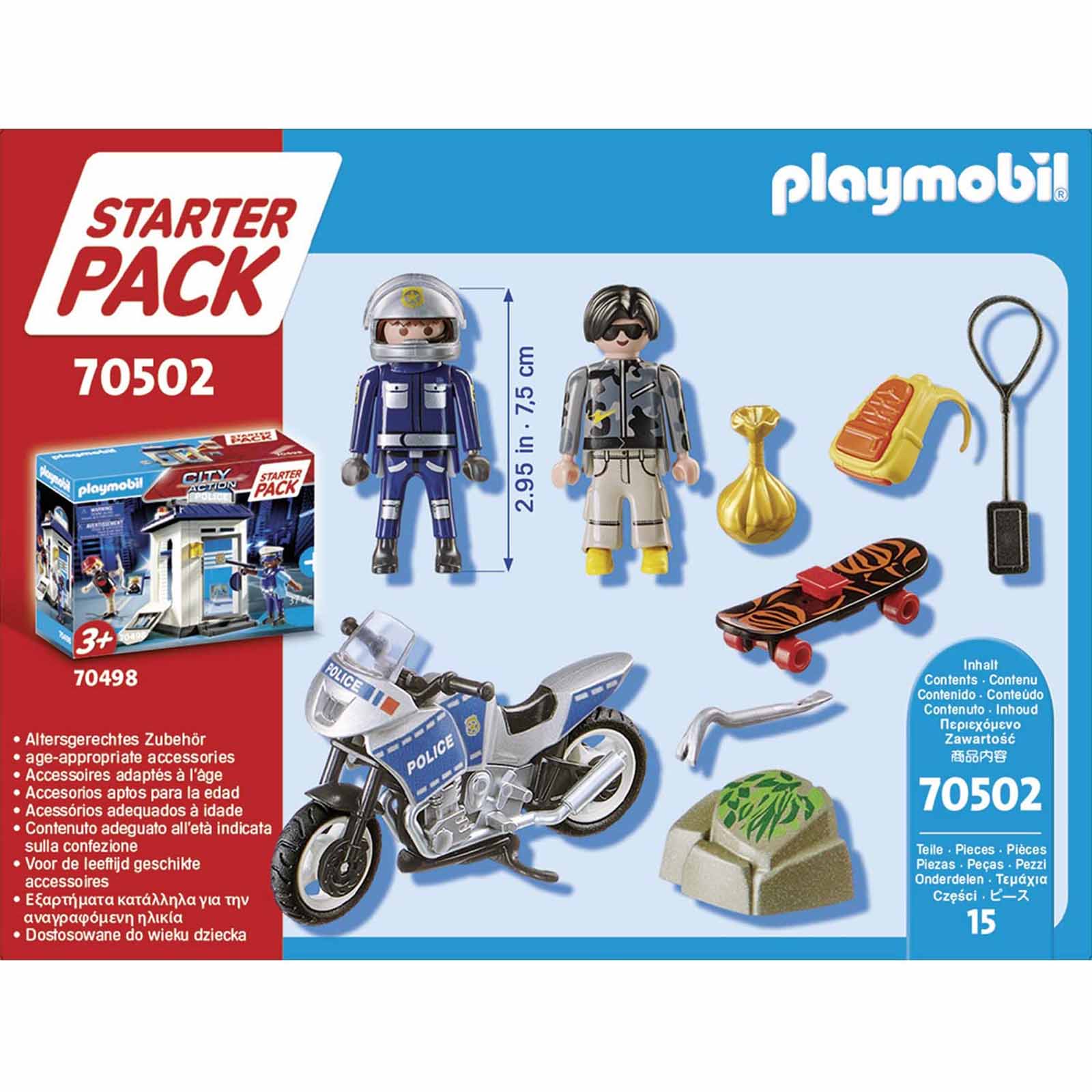 Playmobil City Action Starter Pack Police Chase Set 70502 | Radar Toys