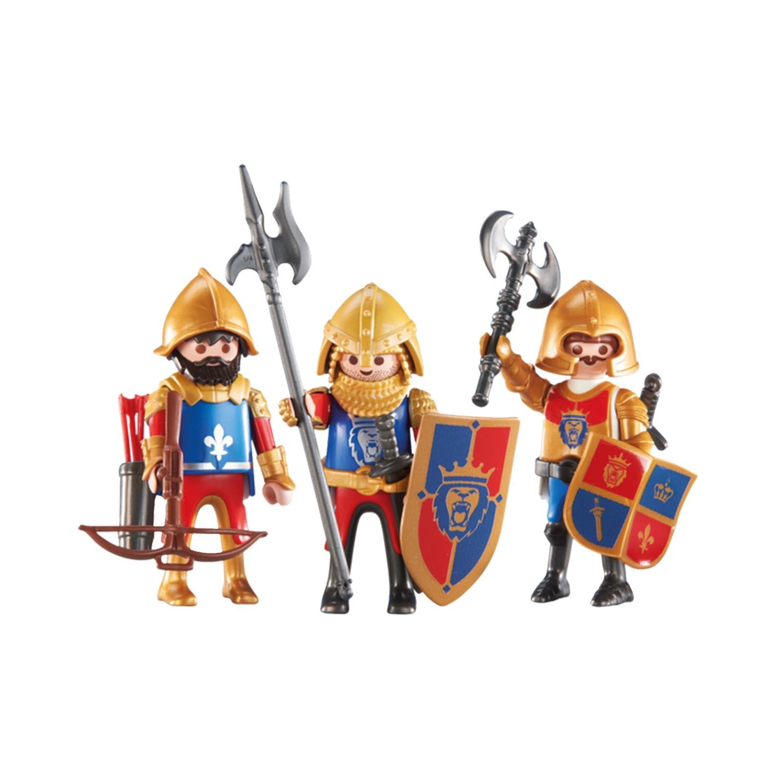 Playmobil 3 Royal Lion Knights Building Set 6379 | Radar Toys