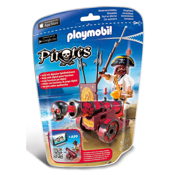 Playmobil Pirates Cannon With Buccaneer Building Set 6163 | Radar Toys