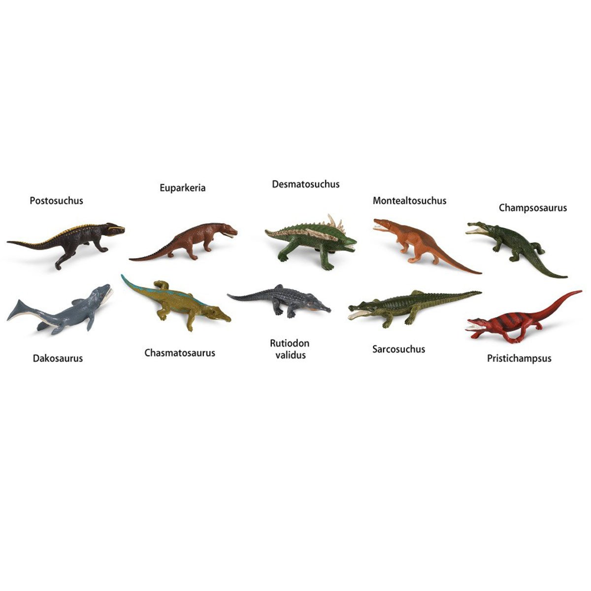 Prehistoric Crocodiles Figures Set Kid's Toys Safari – Radar Toys