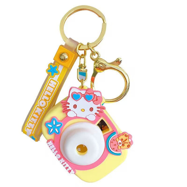 Sanrio Characters Yellow Projection Camera Keychain | Radar Toys