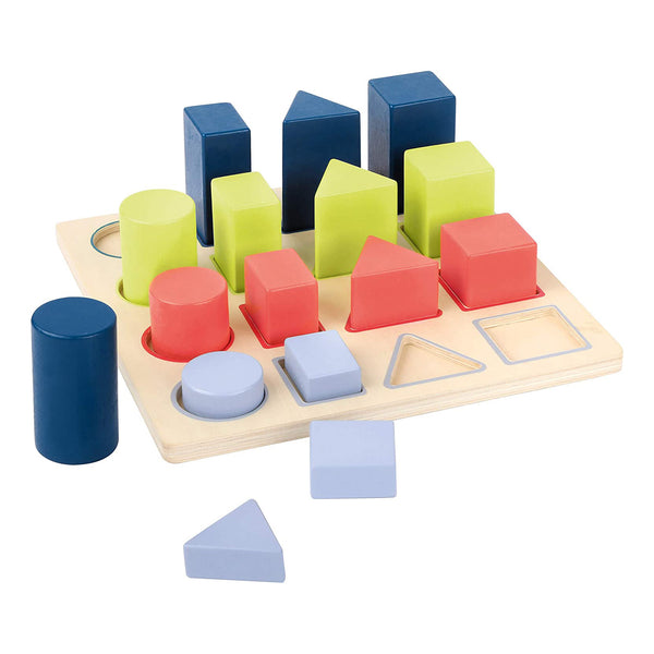 Small Foot Wooden Geometry Shape Fitting Puzzle | Radar Toys