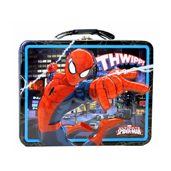 Spider-Man Ultimate Thwipp! Carry All Metal Tin Box | Radar Toys