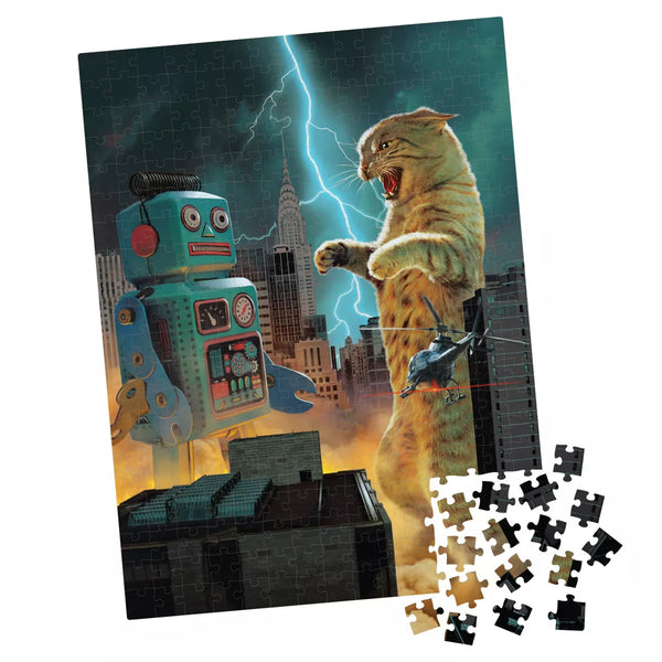 Spin Master Catzilla Vs Robot 300 Piece Puzzle | Radar Toys