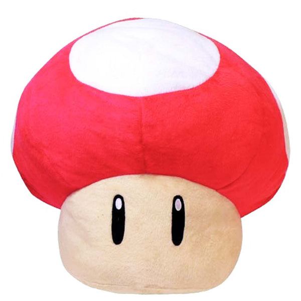 Super Mario Red Super Mushroom 11 Inch Plush Figure | Radar Toys