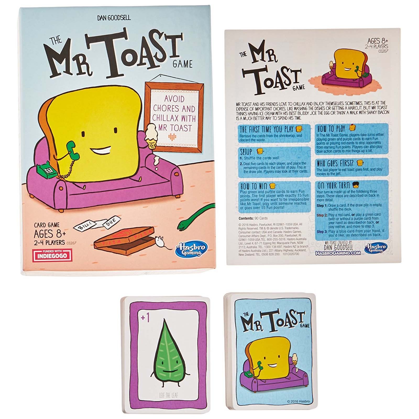 The Mr. Toast The Card Game Family Fun Traditional Toys | Radar Toys