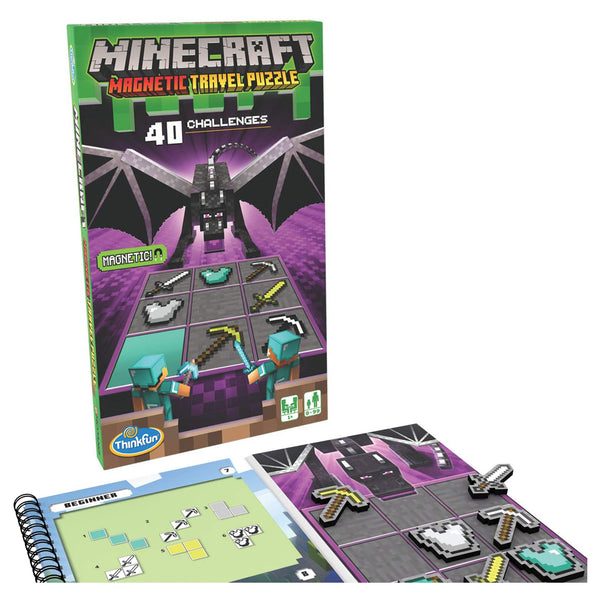 Think Fun Minecraft Magnetic Travel Puzzle | Radar Toys