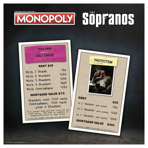 USAopoly Sopranos Monopoly The Board Game | Radar Toys