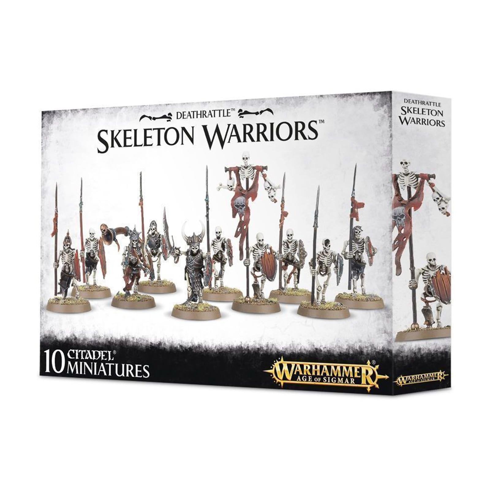 Warhammer Age Of Sigmar Citadel Deathrattle Skeleton Warriors Set ...