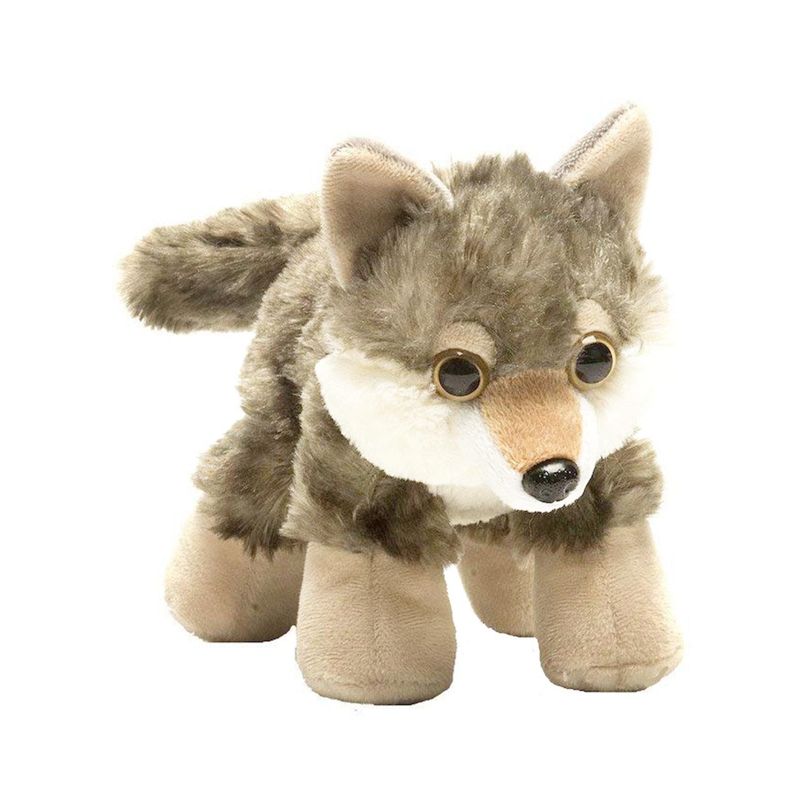 Wild Republic Hug'ems Mini Wolf 7 Inch Animal Plush Figure | Radar Toys