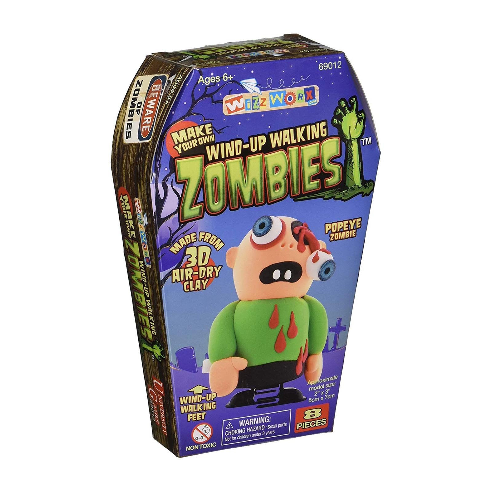 Wizz Worx Make Your Own Wind Up Walking Zombies Popeye Figure | Radar Toys