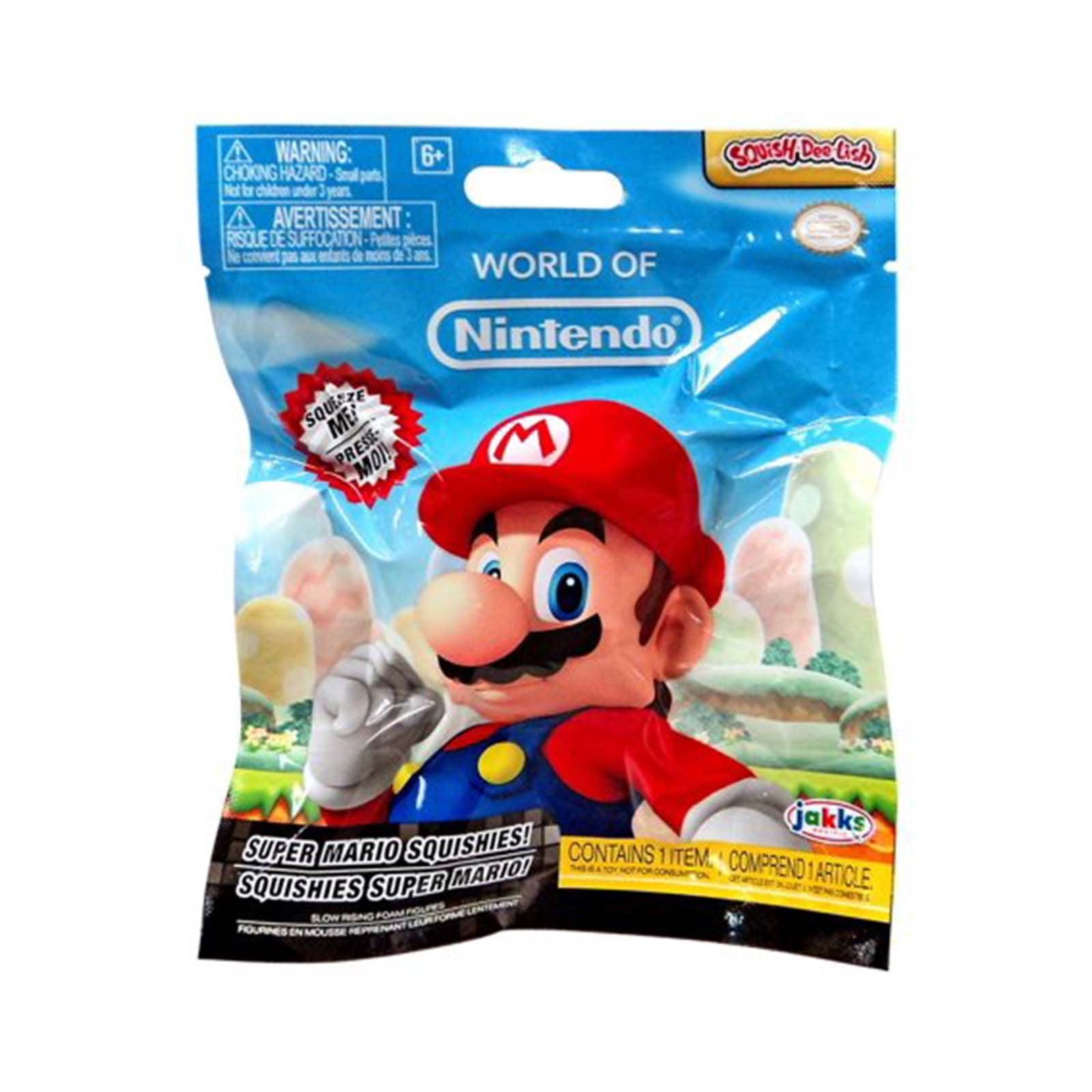 World Of Nintendo Super Mario Squishy Blind Bag Plush Figure | Radar Toys