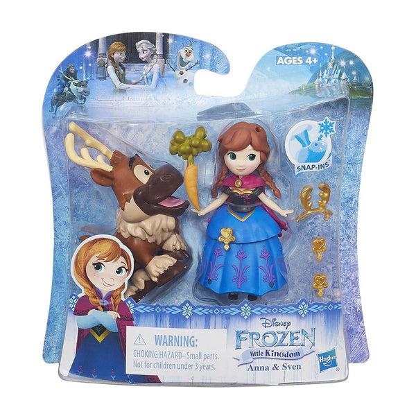 Disney Little Kingdom Anna and Sven Mini Figures Frozen | Radar Toys