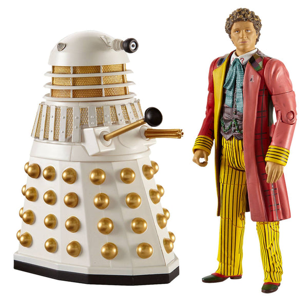 Sixth Doctor Figure With Dalek Set Doctor Who Toys | Radar Toys