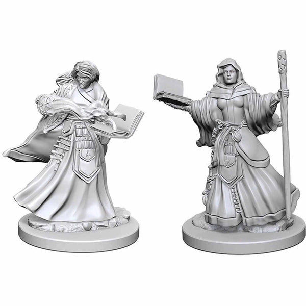Dungeons And Dragons Human Female Wizard Unpainted Set| Radar Toys