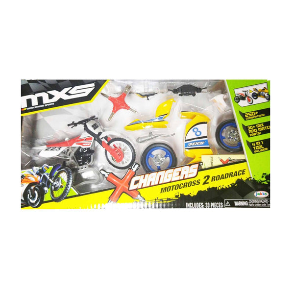 MXS Changers Motocross 2 Road Race Playset | Radar Toys