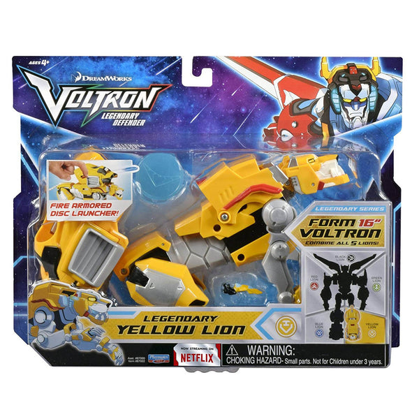 Voltron Combinable Legendary Yellow Lion Action Figure | Radar Toys
