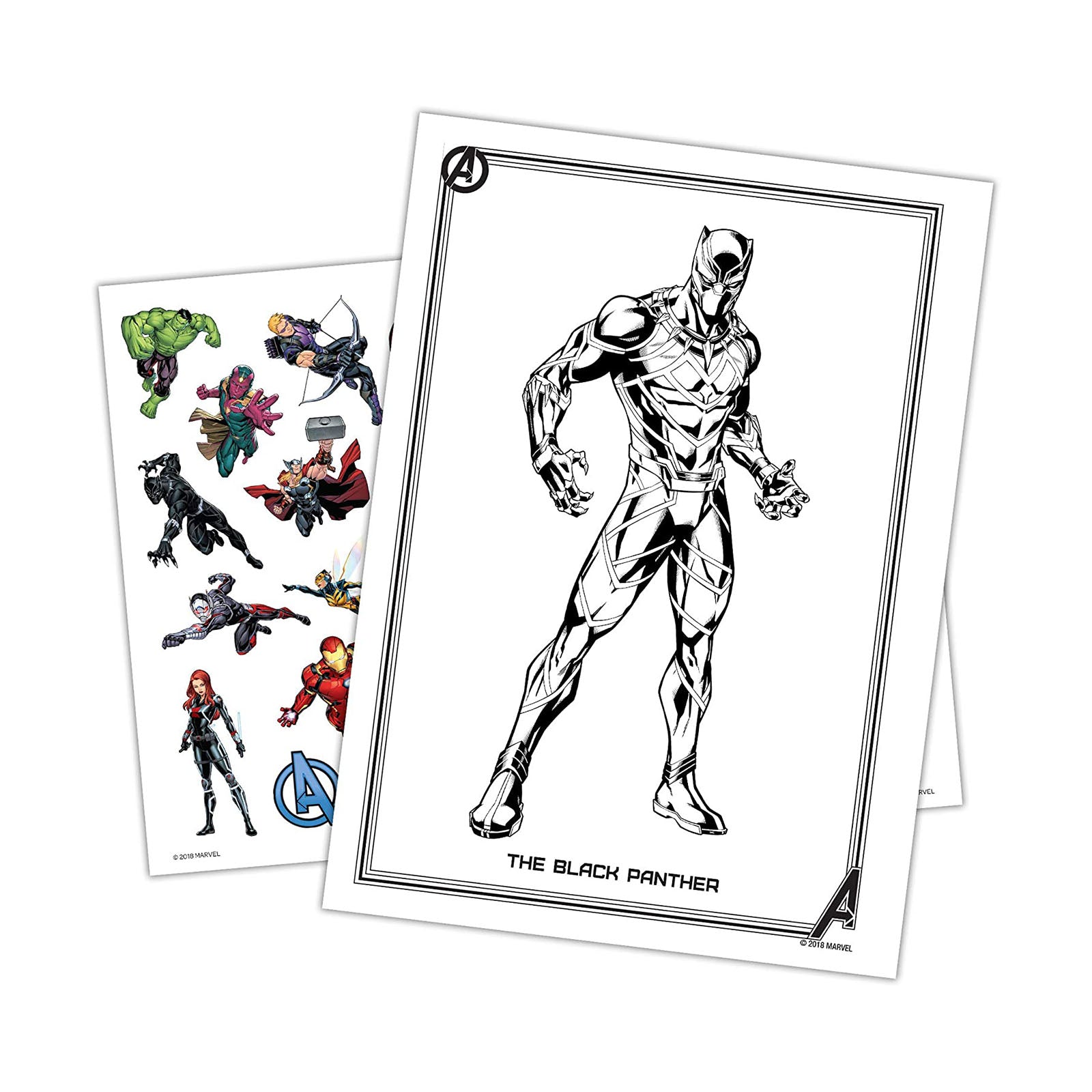 Bendon Marvel Avengers Coloring Activity Book With Tattoo | Radar Toys