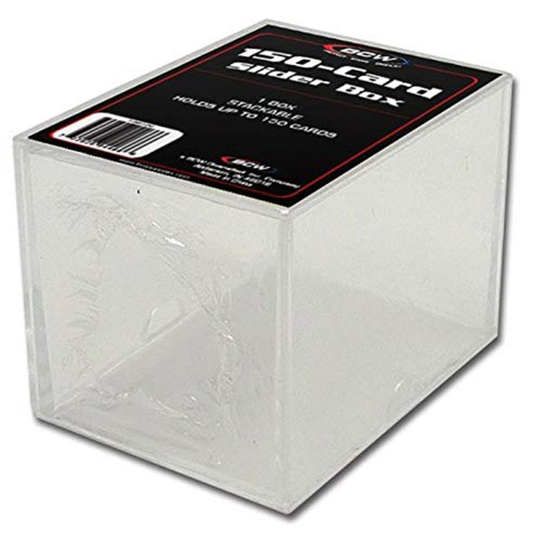 BCW 150 Card Slider Stackable 150 Card Box | Radar Toys