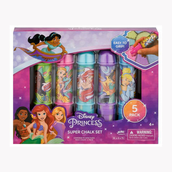 Disney Princess Super Chalk Set 5 Pack | Radar Toys