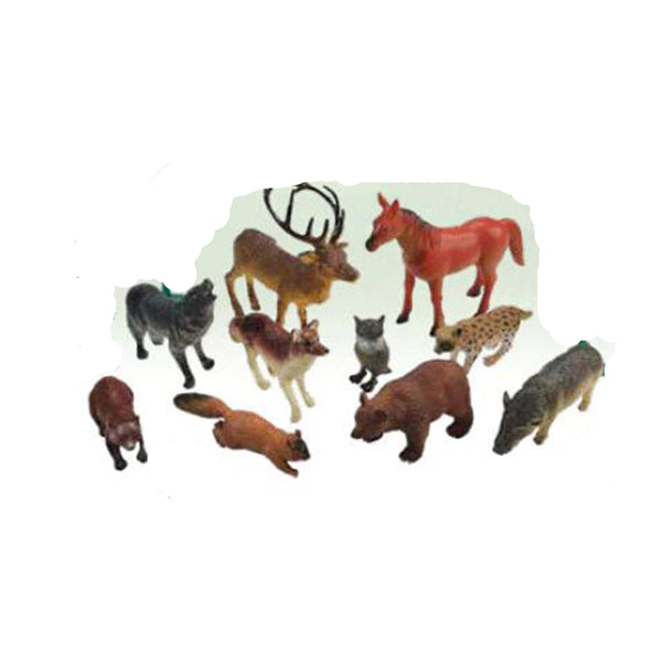Wenno North America Animals 10 Piece Figure Set| Radar Toys