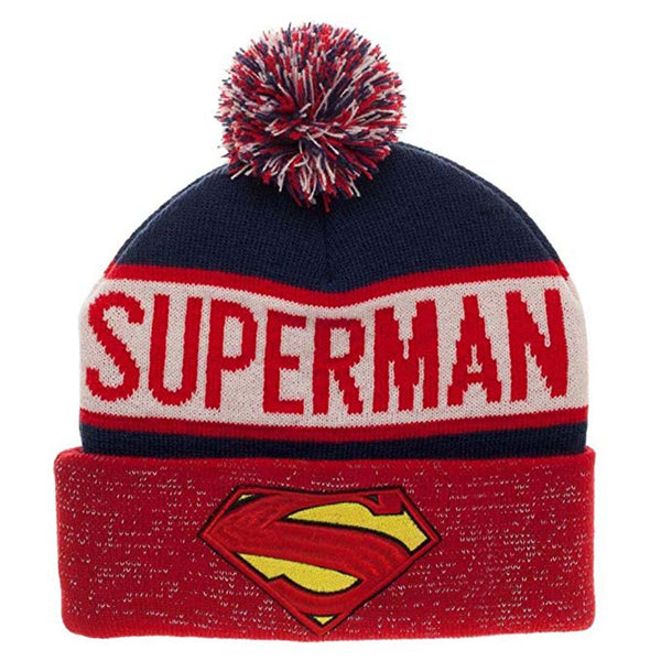 DC Superman Reflective Cuff Beanie Hat | Radar Toys