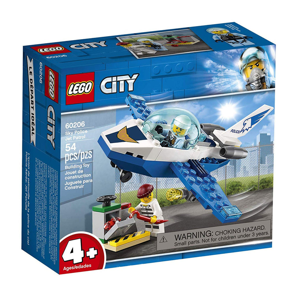 LEGO® City Sky Police Jet Patrol Building Set 60206 | Radar Toys