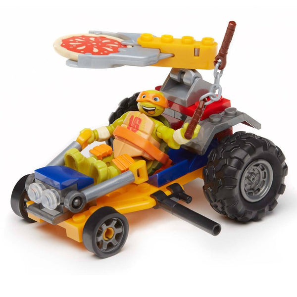 Mega Construx TMNT Mikey Pizza Racer Building Set | Radar Toys