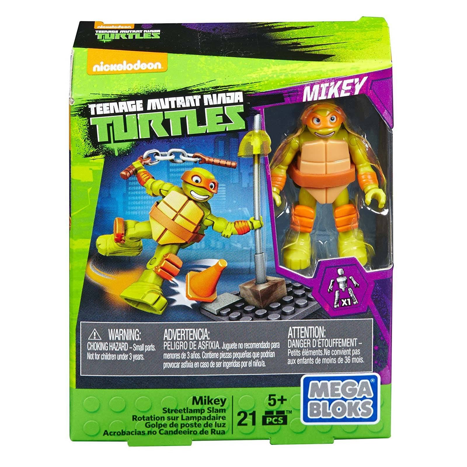 Mega Construx TMNT Mikey Streetlamp Building Sets | Radar Toys