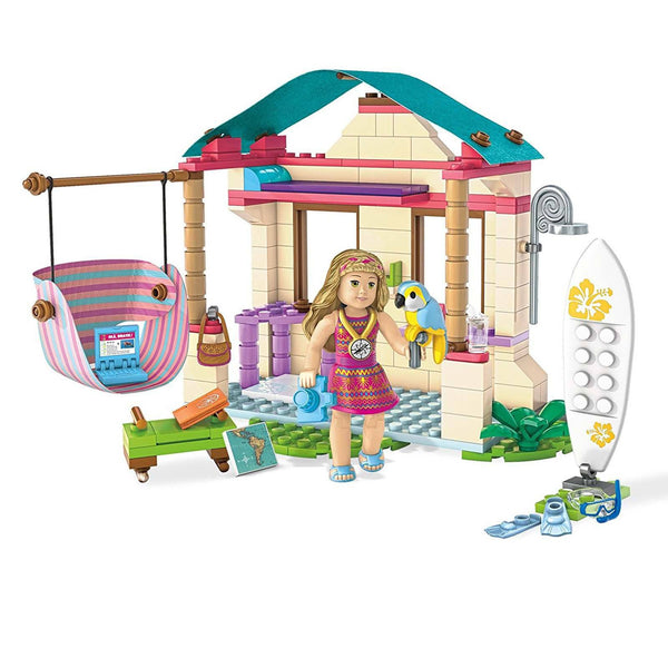 American Girl Lea's Beach Hut Set Mega Constructs | Radar Toys