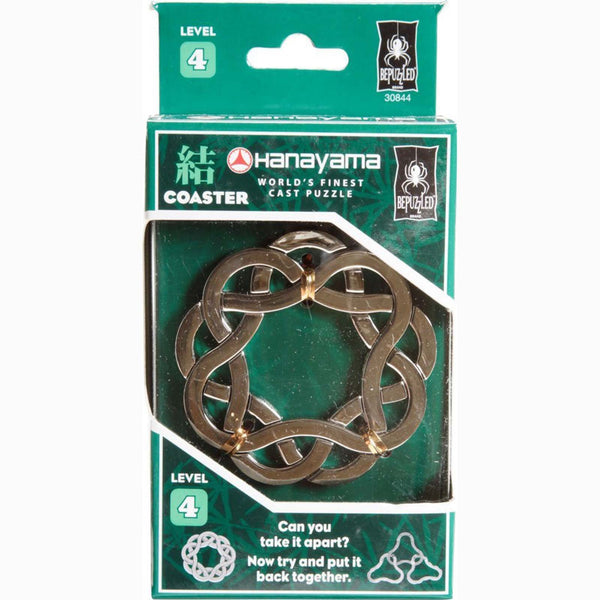 Hanayama Level 4 Coaster Cast Puzzle | Radar Toys