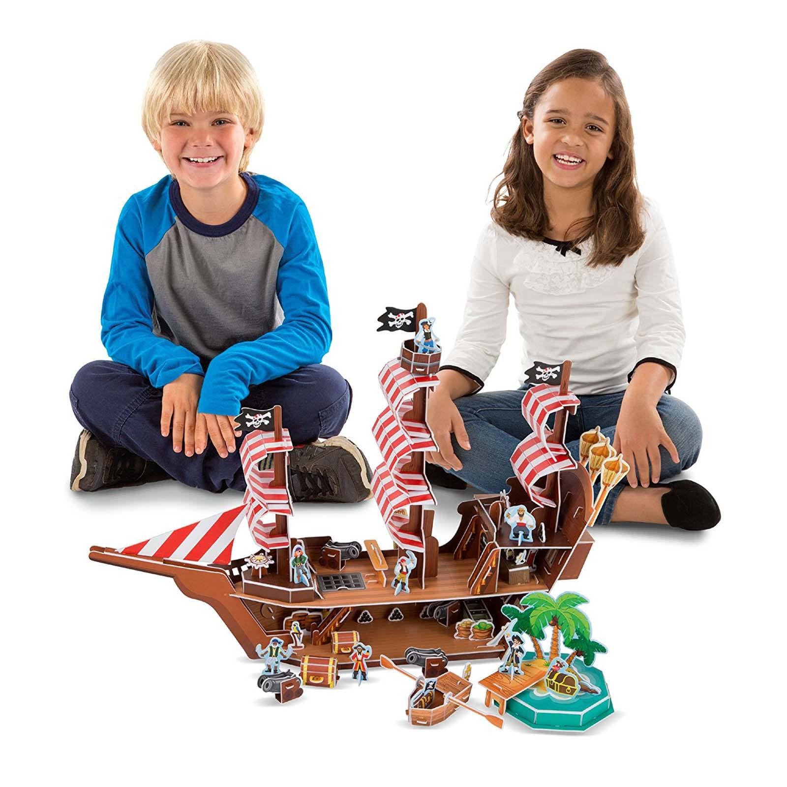 Melissa And Doug 3D Pirate Ship Puzzle Traditional NEW | Radar Toys