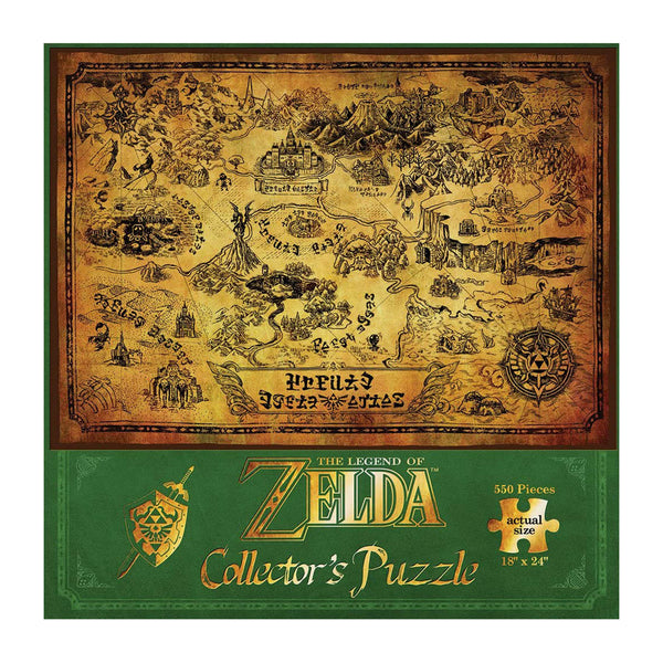 Zelda Hyrule Map Collector's 550 Piece Puzzle | Radar Toys