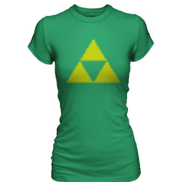 Zelda Power Wisdom Courage Symbol Women's Premium Tee Shirt – Radar Toys